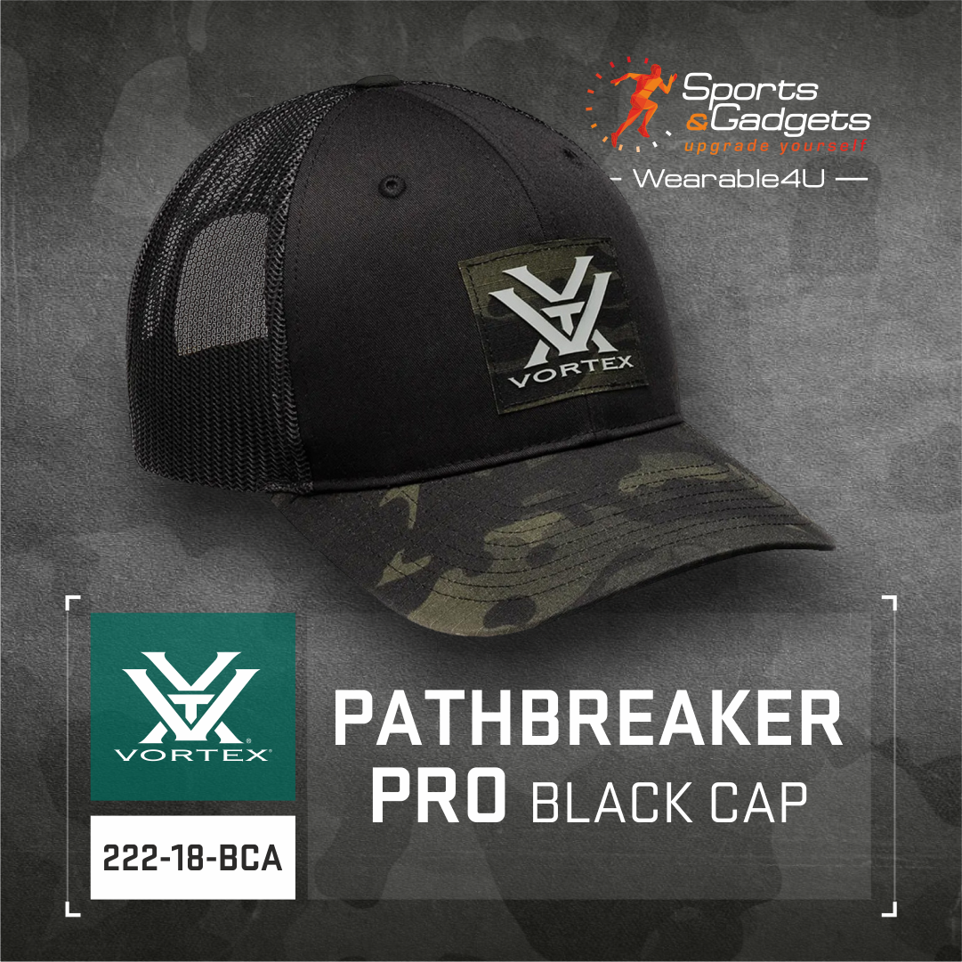 Vortex Optics Pathbreaker Pro Black Cap: Built for Adventure, Styled f