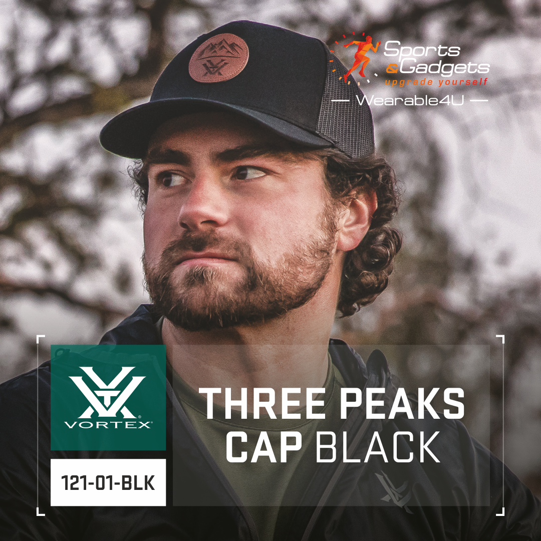 Adventure Meets Style: Vortex Optics Three Peaks Cap in Black