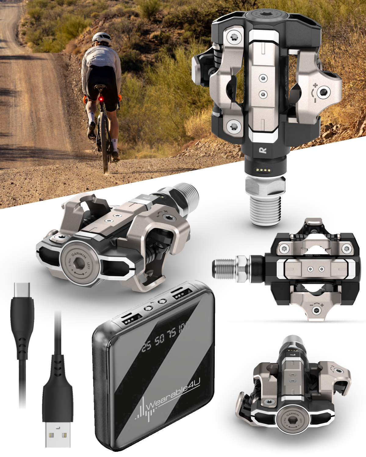 Garmin Rally XC110 & XC210 Single-Sensing / Dual-Sensing Power Meter P