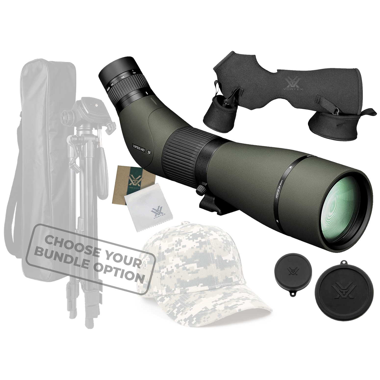 Vortex Optics Viper HD 20-60x85 Angled Spotting Scope (V502)